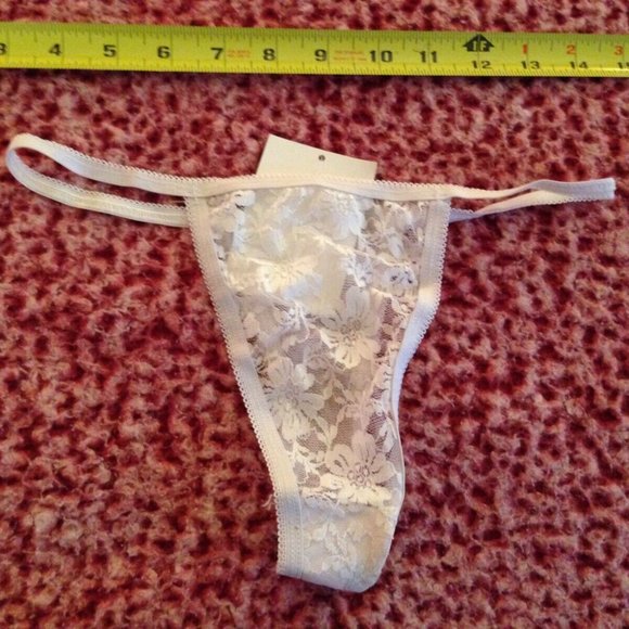 Spicy Spot | Intimates & Sleepwear | Womens Sexy White Lacey Gstring ...